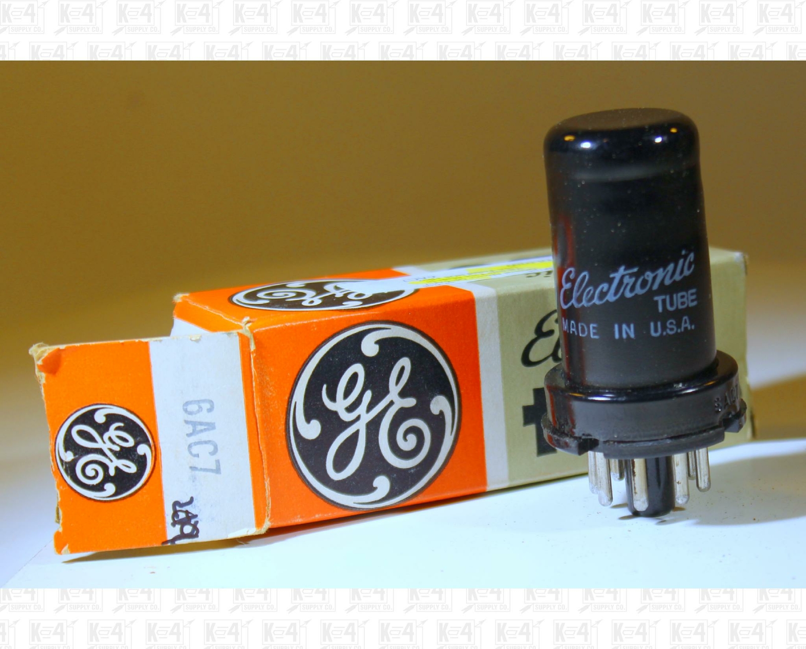 General Electric GE 6AC7 Vacuum Tube Made In USA Tested NOS +Box | eBay