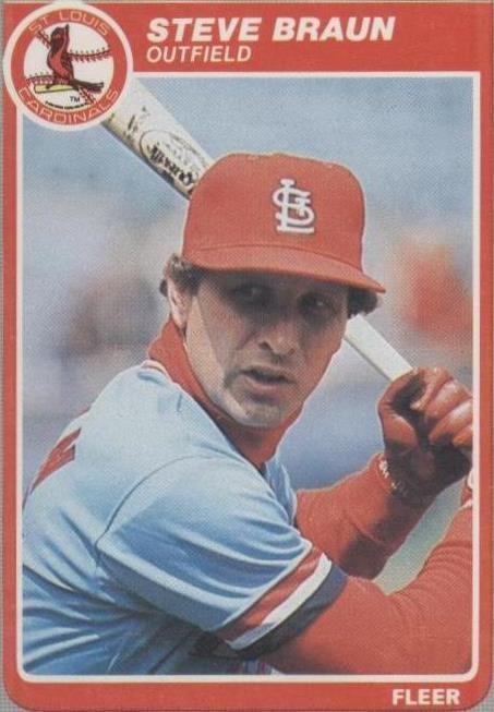 1985 Fleer - Steve Braun #221 for sale online | eBay