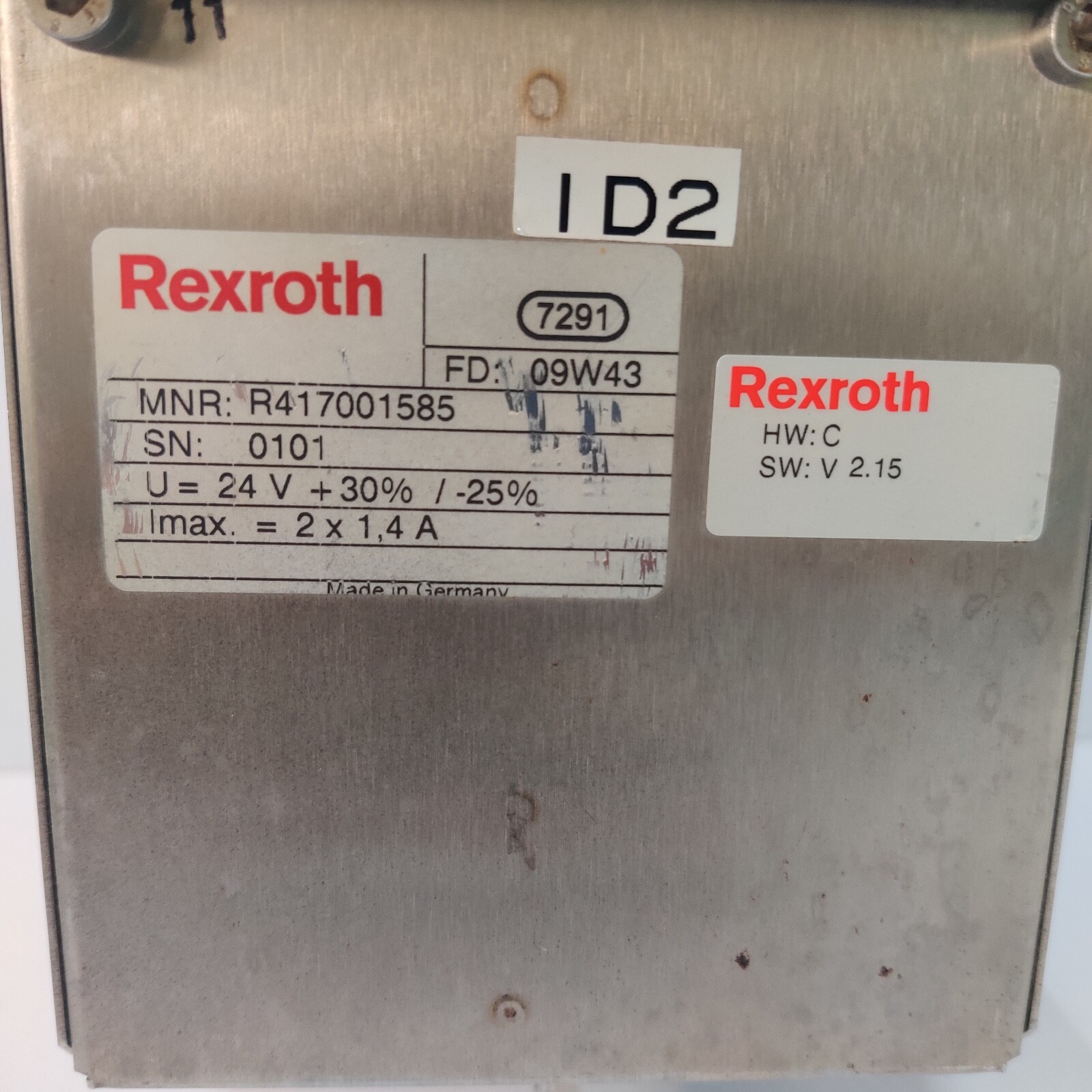 Rexroth Marex os iii MNR: R417001585 Control head – type 230 | eBay