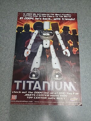 Titanium Action Figures Play Mind Toys Print Ad 2004 7x10 Great To Frame | eBay