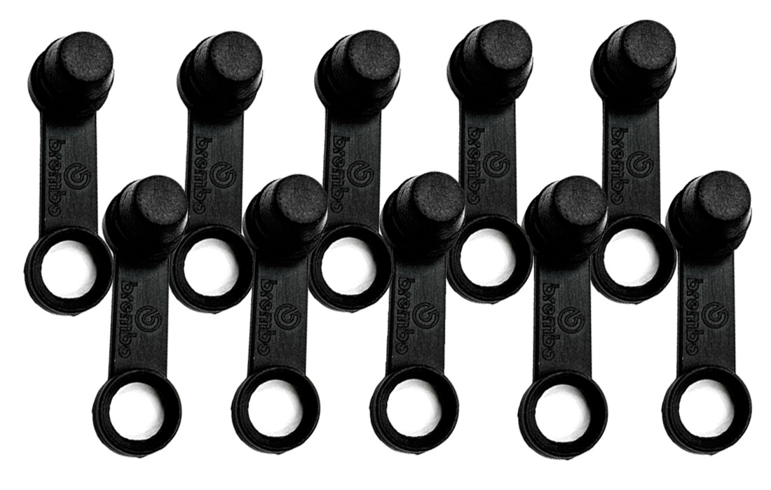 10 Pcs Brake Bleeder Dust Caps Rubber Screw Cover For Brembo Brake ...