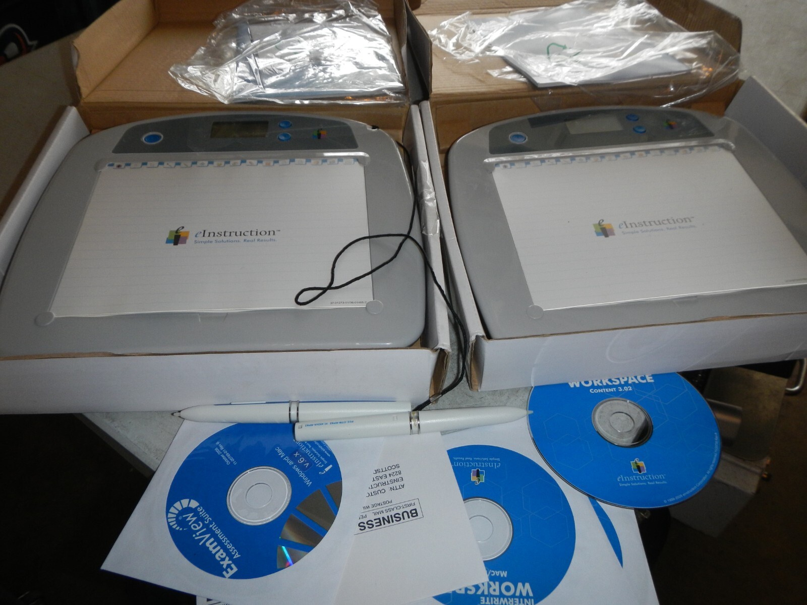 LOT OF 2 Mobi IP500 eInstruction Interwrite Mobi Learner Tablet - USED ...