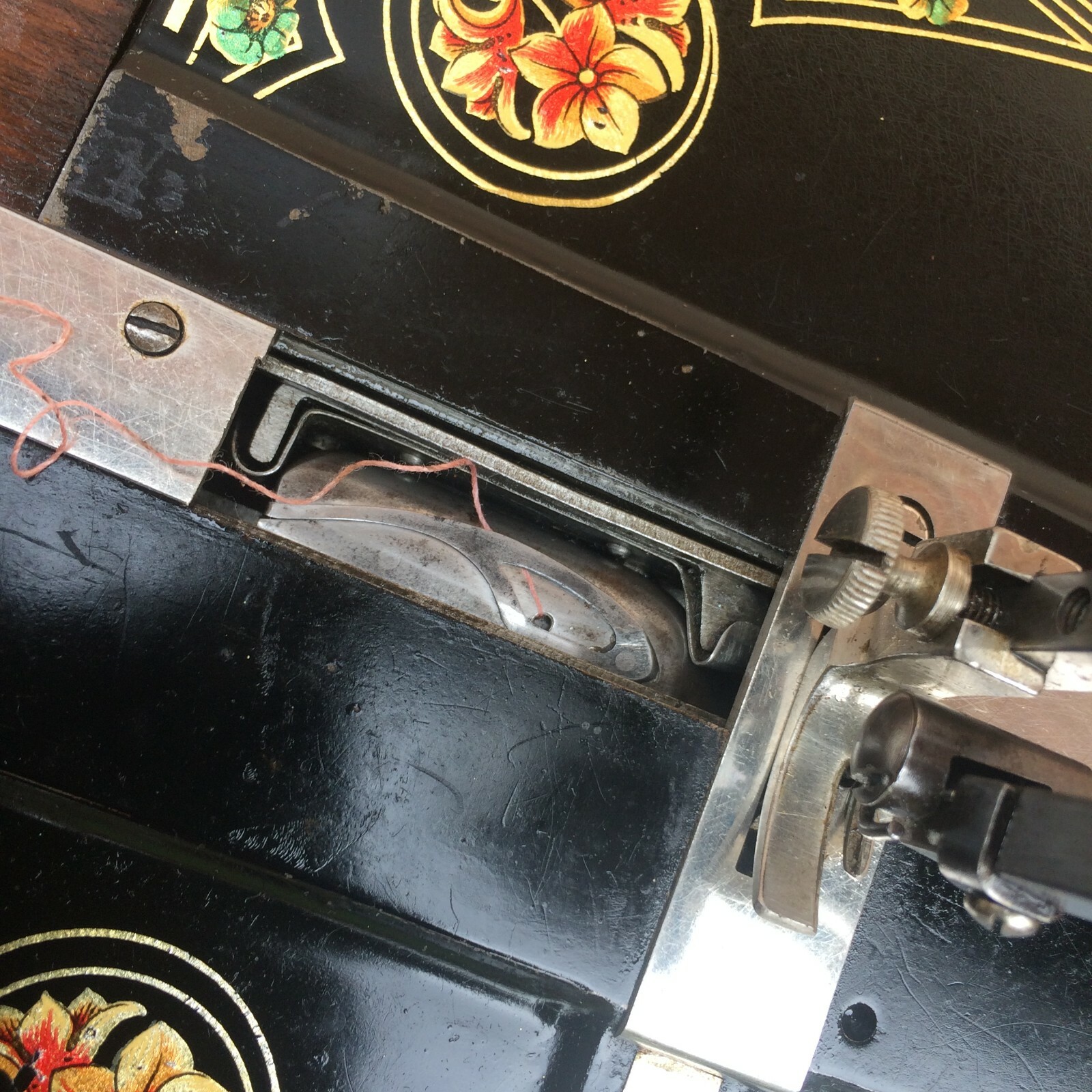 Beautiful Antique Frister & Rossman Handcrank Transverse Shuttle Sewing ...