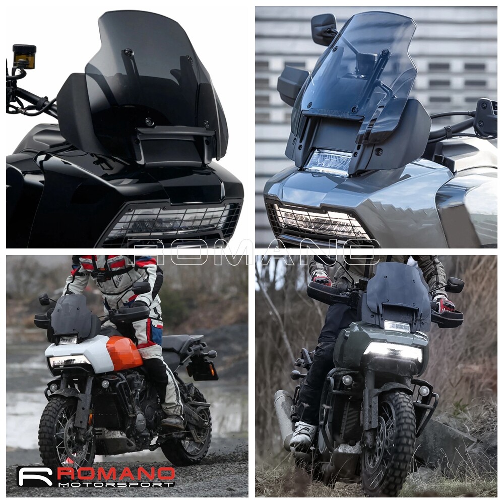 Smoke Windscreen Fairing Smoke Tinted Windshield For Harley Pan America ...