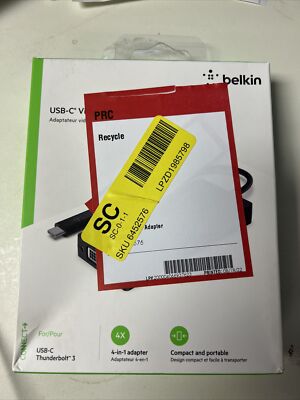 Belkin - USB-C Video Adapter- Black | eBay