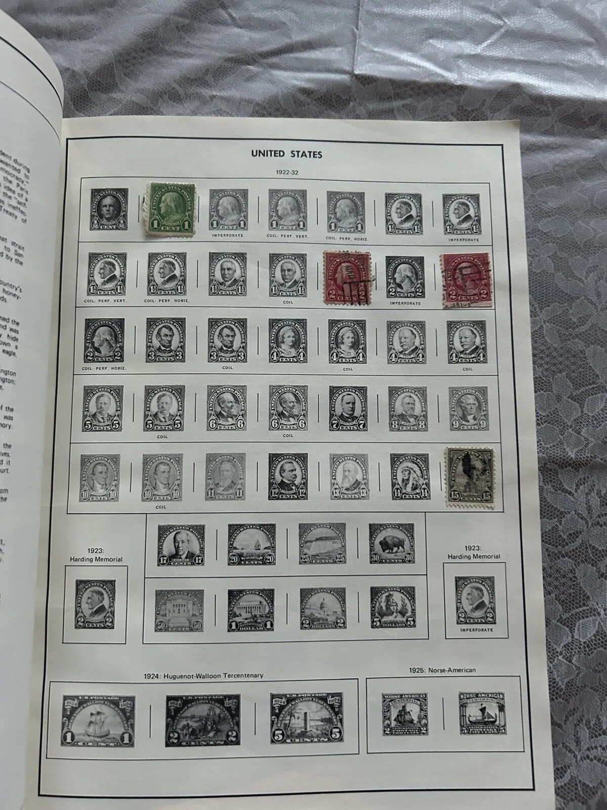 1974 Harris Freedom Stamp Album-United States-Many Stamps Included ...