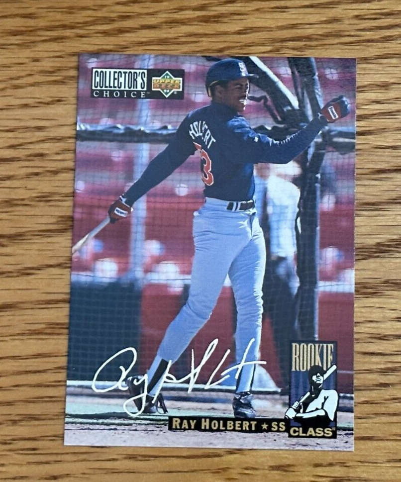 RAY HOLBERT 1994 Collector's Choice #665 Rookie Class Silver Signature ...