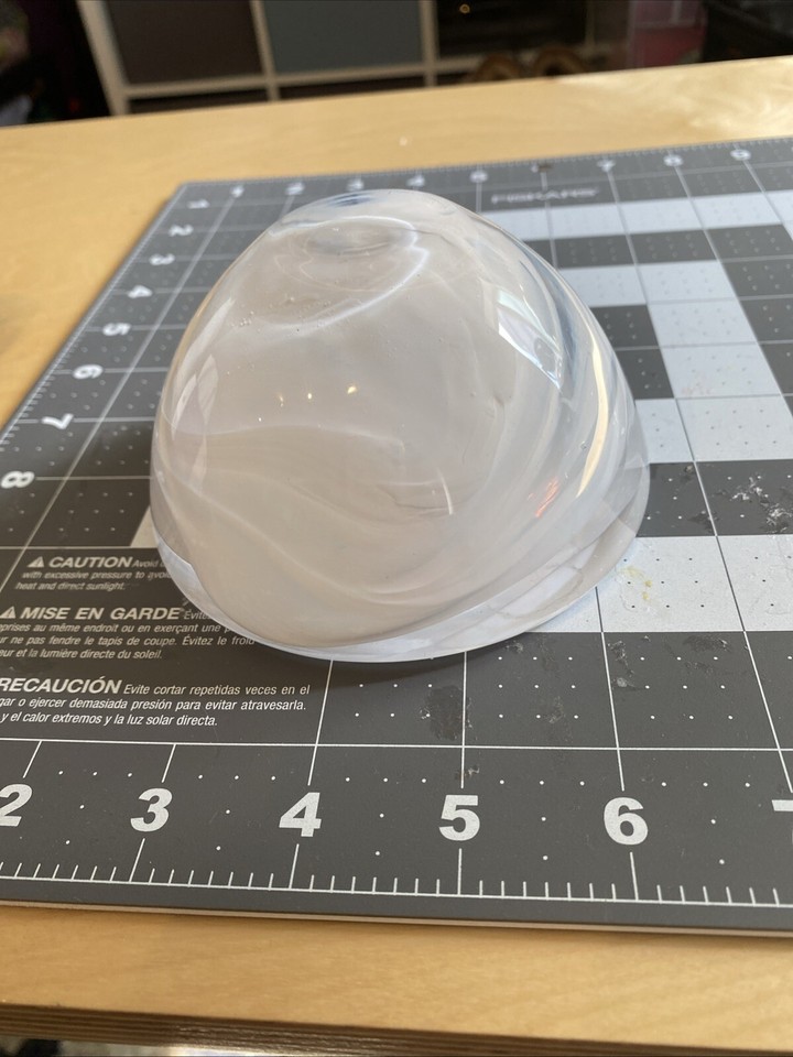 Heavy Kosta Boda Clear And White Glass Votive Candle Holder, Home Decor, Elegant | eBay