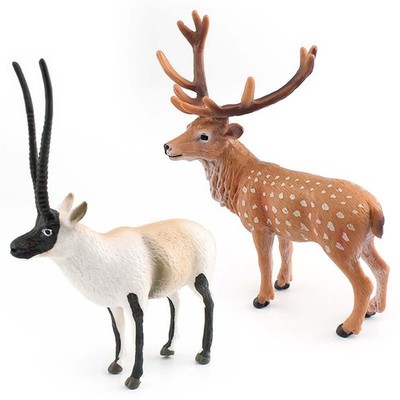 Mini Wildlife Animals Figurines Jungle Animal Model Playset Toy for ...