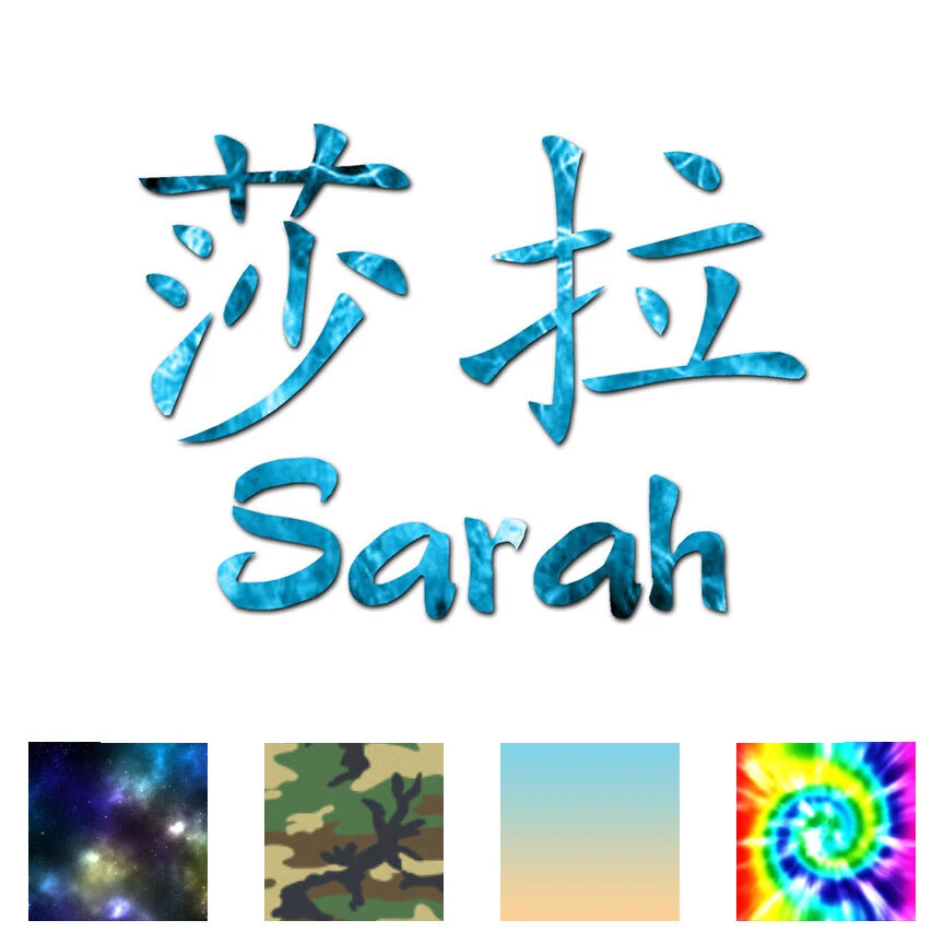 The Name Sarah In Chinese
