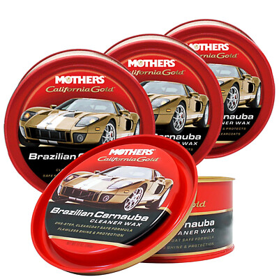 Mothers Carnauba Wax 12 oz. California Gold Brazilian Cleaner Wax Paste ...