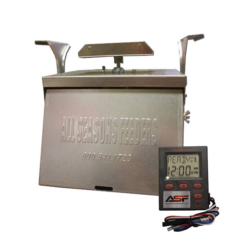 All Seasons 12v ASF Spin Feeder Deer Feeder Kit - ASF Timer | eBay