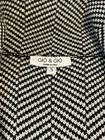 Gio & Gio Made In Italy Wool Blend Black White Cardigan Sweater Small ...