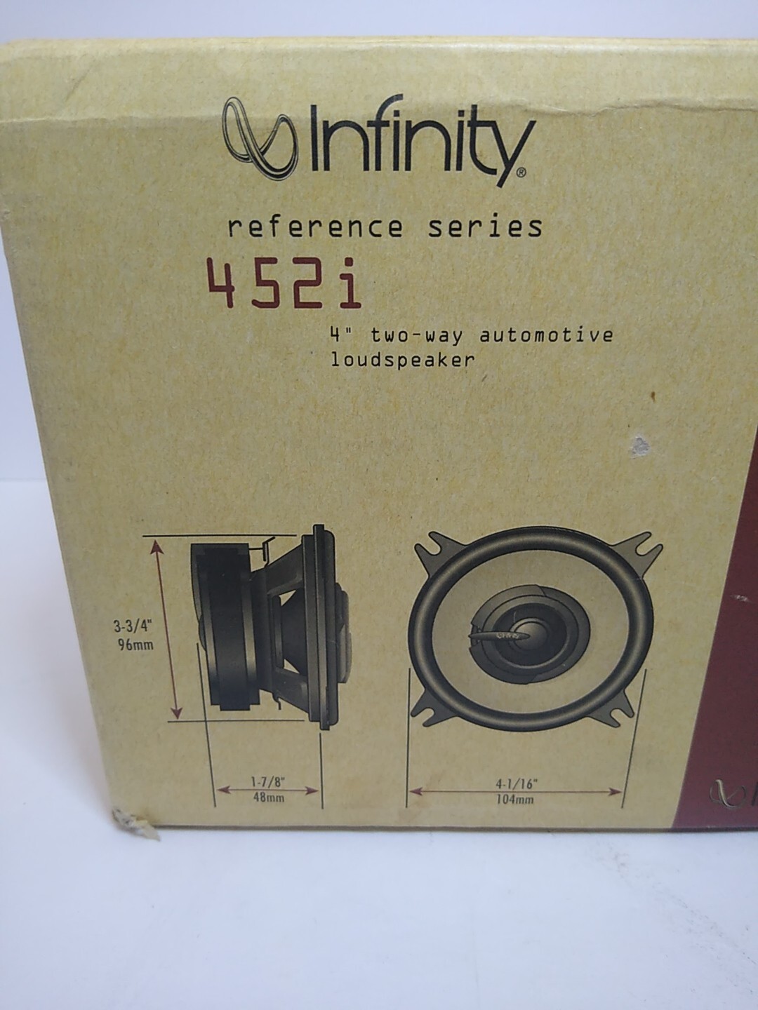 Infinity Reference Series 452i Two-way Automotive Loudspeaker Read ...