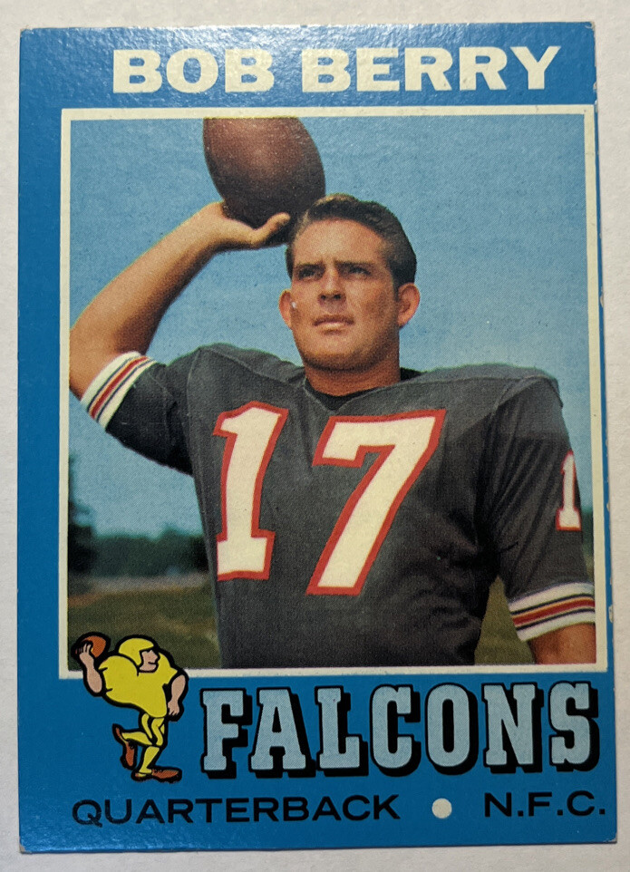 1971 Topps Bob Berry #195 Atlanta Falcons | eBay
