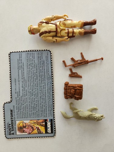 Hasbro G.I. Joe Dusty & Sandstorm v.3 1991 100% COMPLETE w/Filecard | eBay