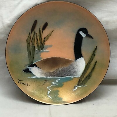 Vintage Trinket Dish Duck Design by Terri Metal | eBay