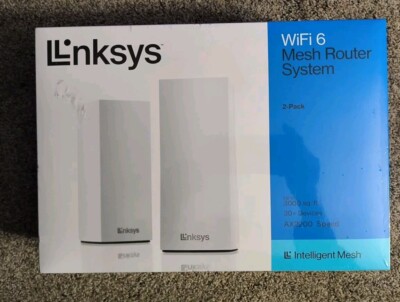 NEW Linksys AX2200 Dual-Band Intelligent Mesh WiFi 6 System - 2 Pack ...