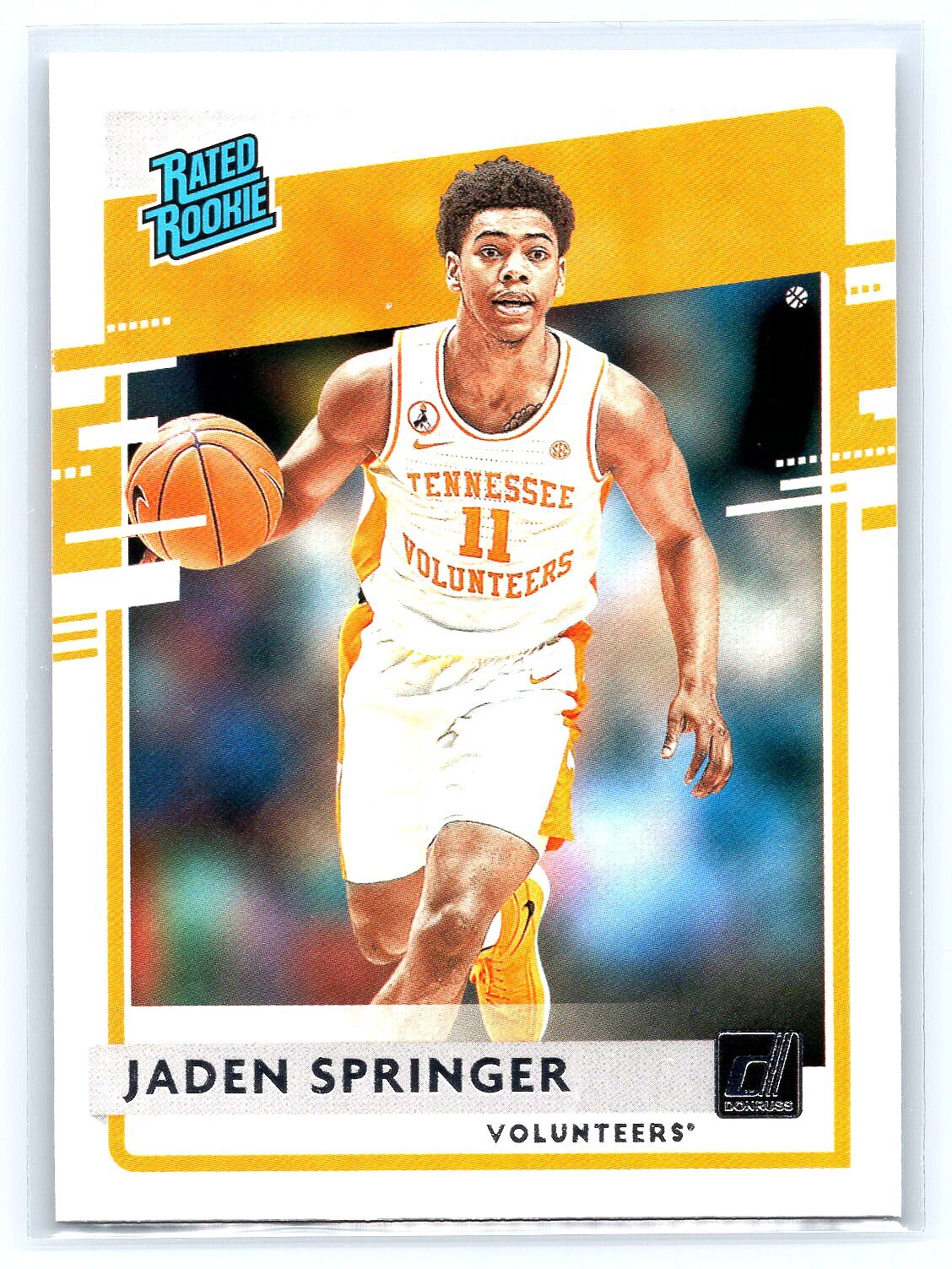 2021 Chronicles Donruss Draft Picks #45 Jaden Springer Rated Rookie ...