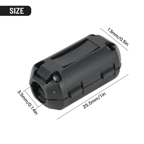 5-20pcs Clip-on Ferrite Ring Core Bead Choke RFI EMI Noise Filter Cable ...