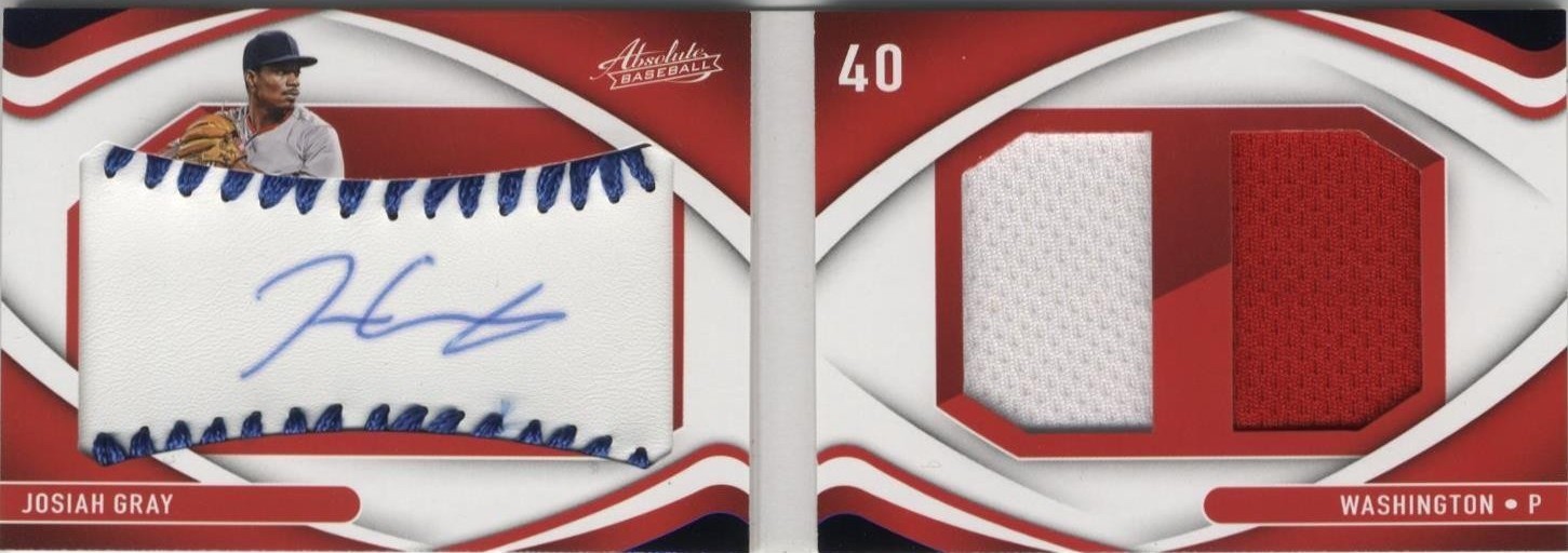 2022 Panini Absolute - Rookie Baseball Material Booklet Signatures ...