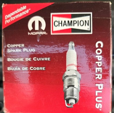 MOPAR CHAMPION COPPER PLUS SPARK PLUG SET OF FOUR S3RE14MCC5 NEW OLD ...