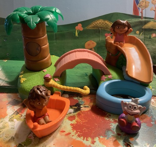 Dora The Explorer Floating Island Bath Time Adventure 2003 Original ...