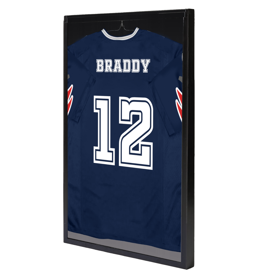 Jersey Shadow Box, Jersey Display Case Black, Cherry, or Golden Oak | eBay