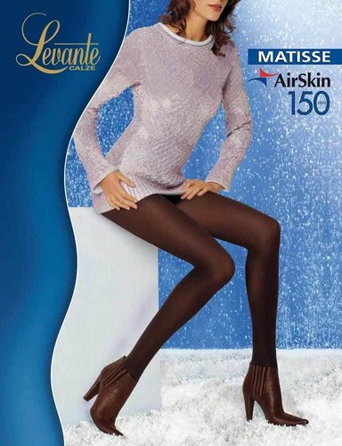 Levante Tights Woman Matisse 150 DEN AirSkin Pantyhose Soft microfibre ...