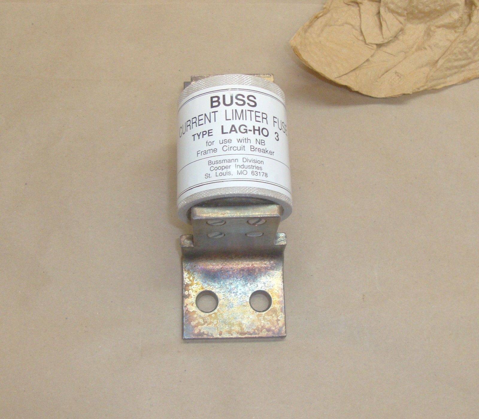 NEW Buss LAG-HO 3 NB Frame Circuit Breaker Fuse Current Limiter ...