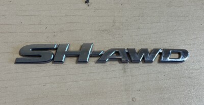 2007-2012 Acura RDX SH-AWD Emblem Logo Letters Badge Gate Rear Chrome ...
