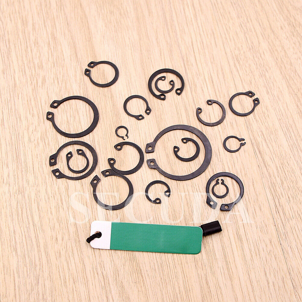 225× Internal & External Snap Retaining Ring Assortment Kit Set Circlip ...