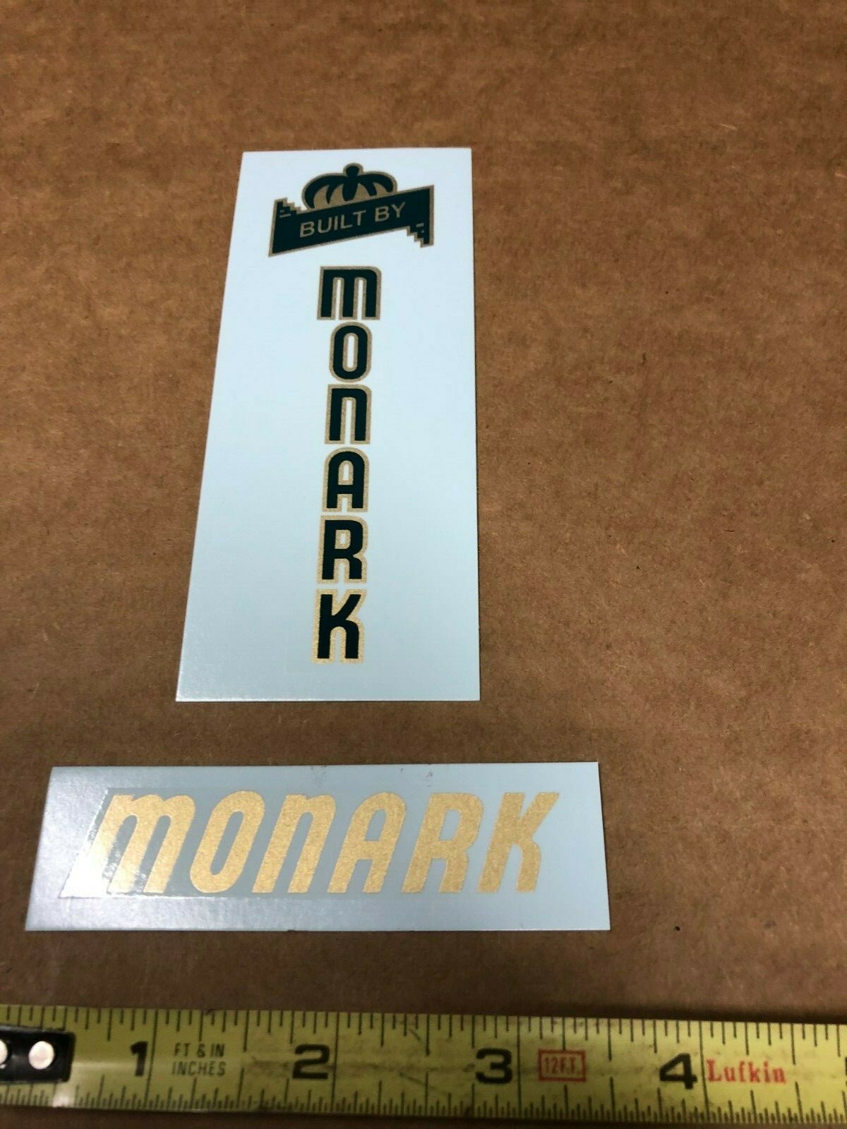 Vintage Monark Mens & Ladies Bicycle Seat Tube & Rear Fender Decal Set ...