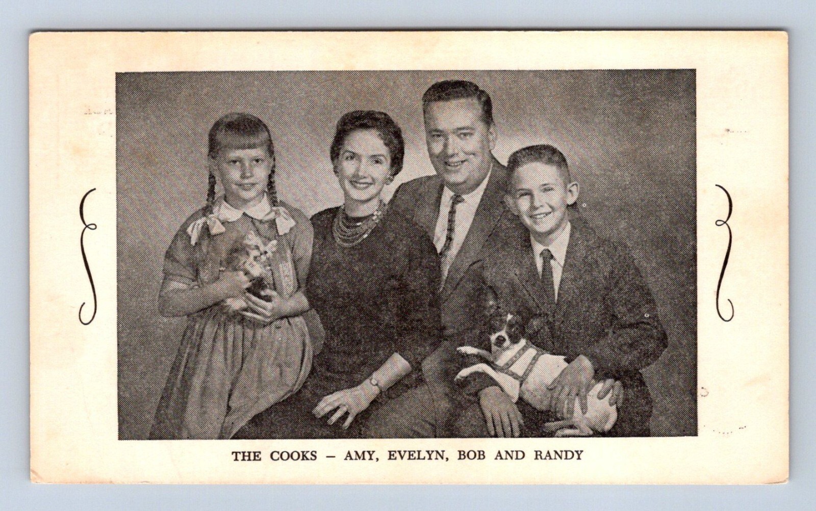 The Cooks- Amy,Evelyn,Bob and Randy Political Photo Postcard Unposted ...