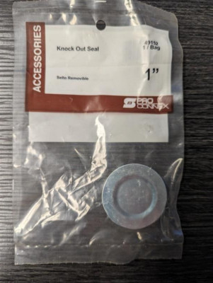 Sigma Electric ProConnex 49152 Knockout Seal 1-Inch, 1-Pack | eBay