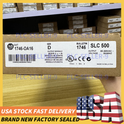 AB 1746-OA16 Series D New Sealed SLC 500 Output Module 1746OA16 Allen ...