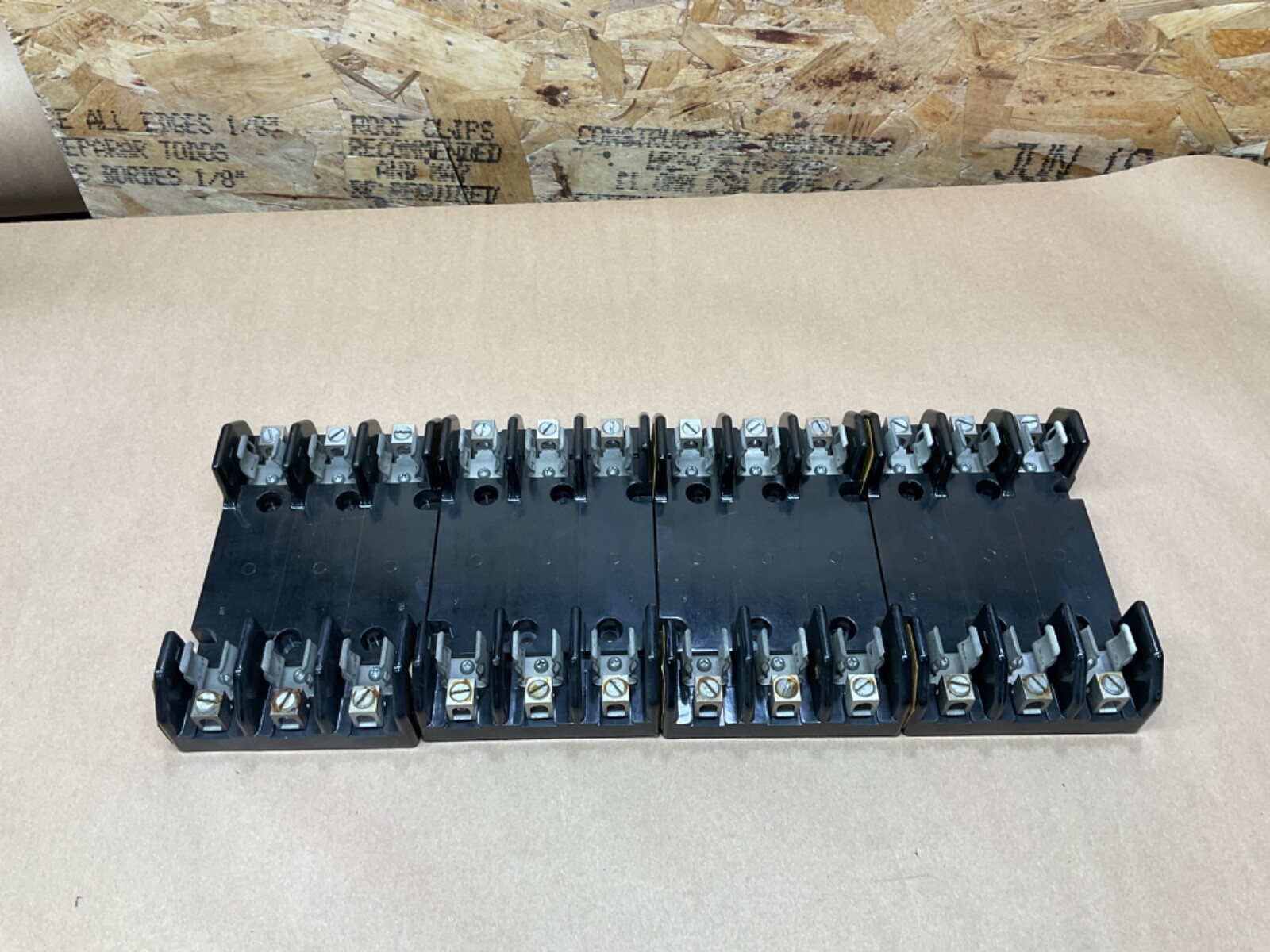 Lot Of 4 Bussmann Buss H60030-3C Fuse Holder 3 Pole 30A 600V 30 Amp ...