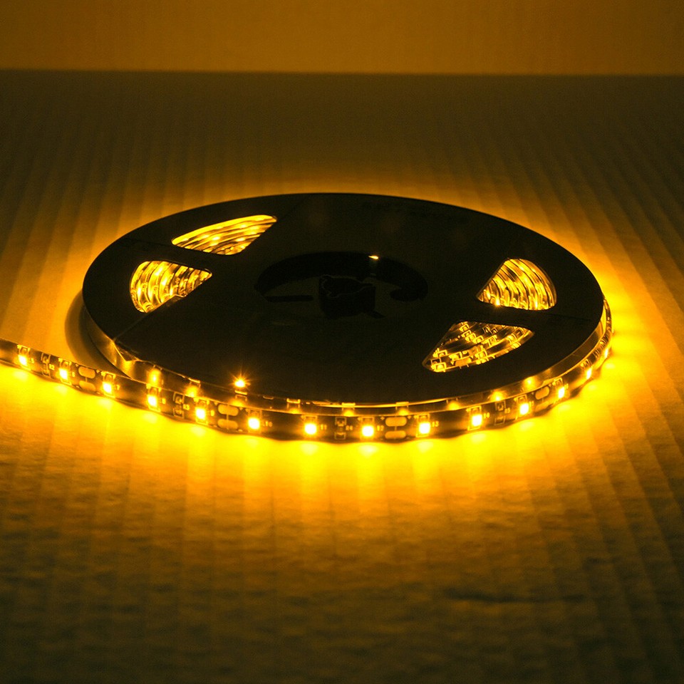 A1 AUTO 5M 16ft Flexible LED Strip Light SMD 5050 Waterproof Black Base ...