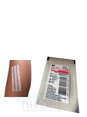 3M Steri Strip Reinforced Sterile Skin Wound Closures Butterfly Strips ...