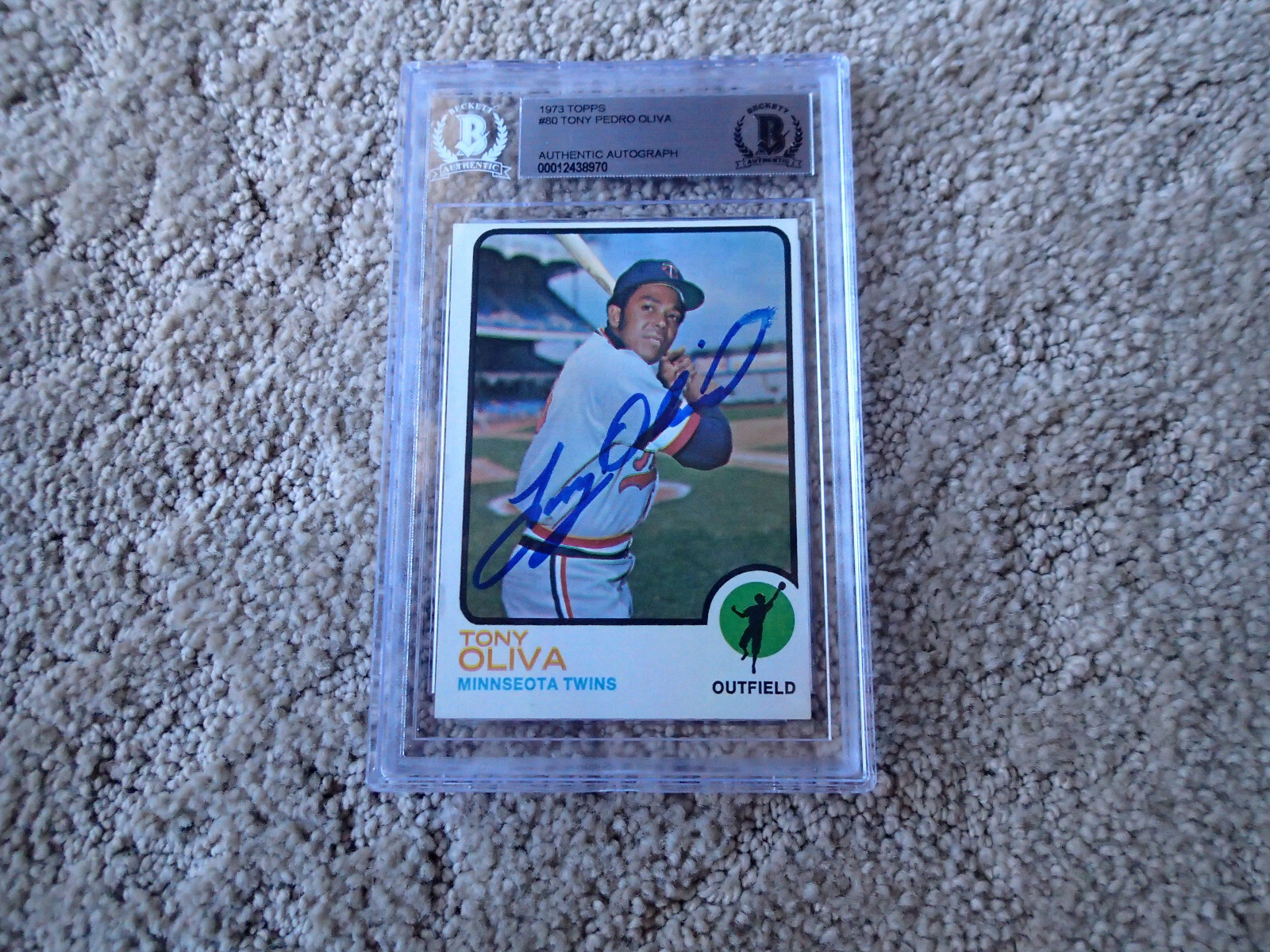 Tony Oliva Autographed Memorabilia | Signed Photo, Jersey, Collectibles ...