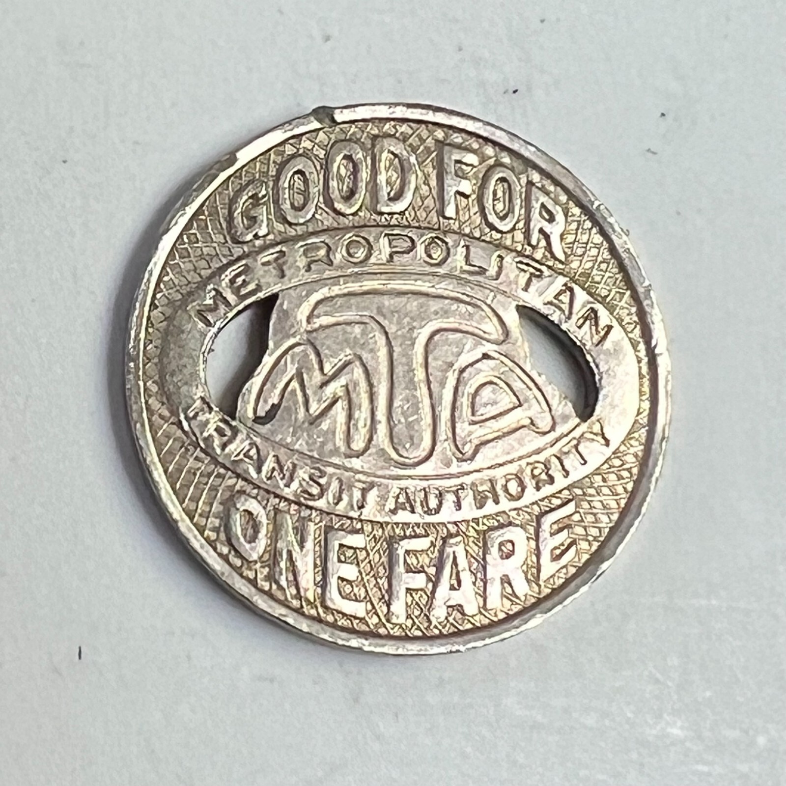 LOS ANGELES MTA vintage transit 'One Fare' token (AC CA 450-K) | eBay