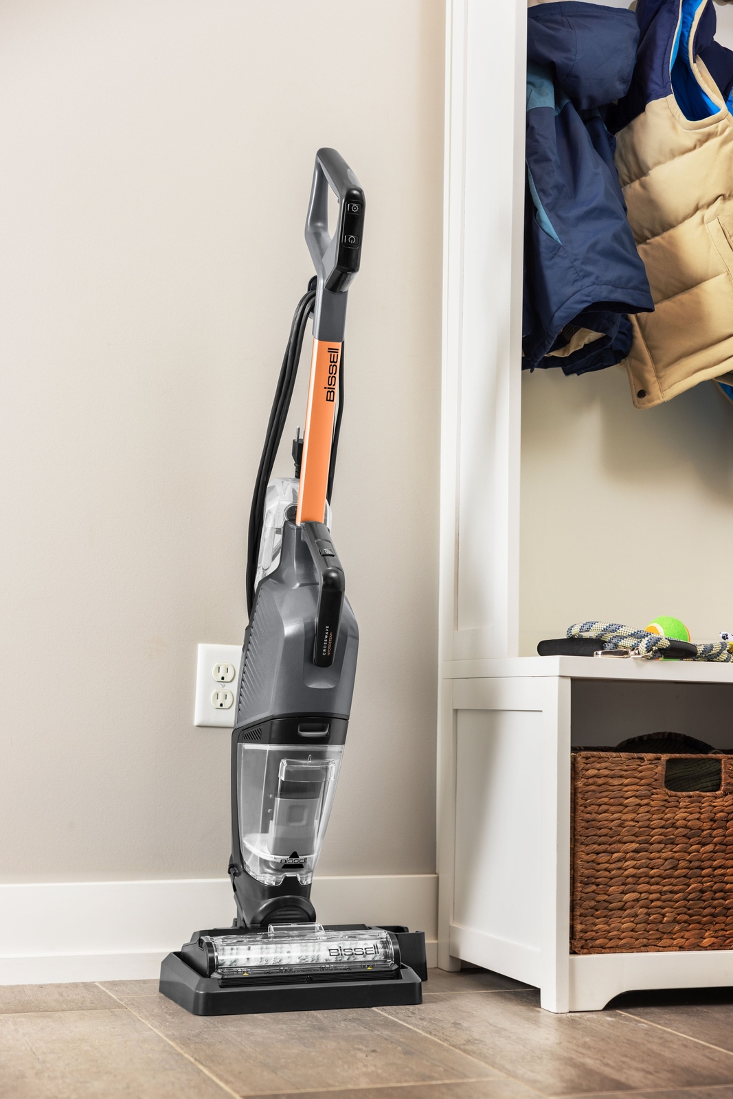 BISSELL - Crosswave Hydrosteam Corded Wet Dry Vac - Titanium/Cooper ...