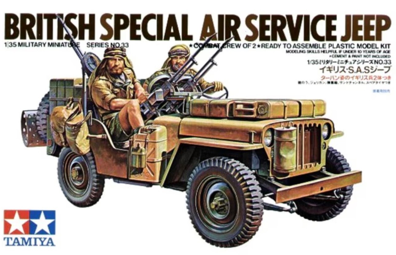 Tamiya 35033 1/35 Scale Model Kit British SAS Special Air Service ...