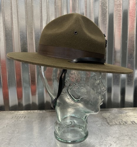 USMC Marine Corps DI Campaign Cover Drill Instructor Hat Size 6 7/8 | eBay