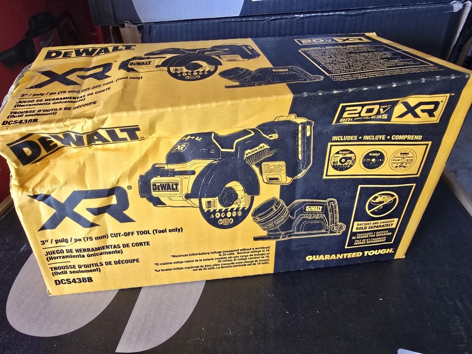 DEWALT DCS438B 20V MAX XR 3" Brushless Cordless Compact Cut Off Tool ...