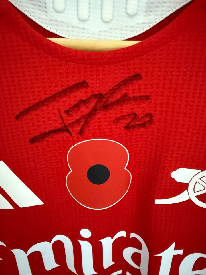 Rare Match-Issued Jorginho Arsenal Jersey – Poppy Appeal Edition | eBay UK