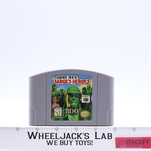 Army Men Sarge's Heroes Nintendo 64 N64 1997 3DO Video Game Cartridge ...