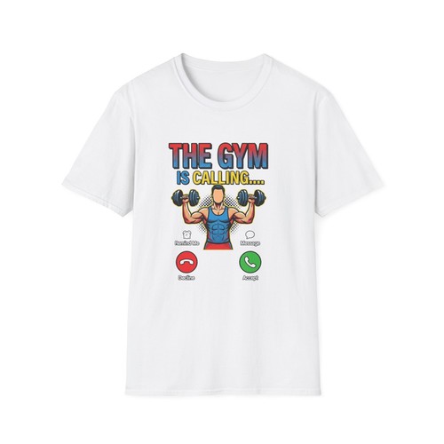 The Gym Is Calling T-Shirt- M | Fitness workout tee | eBay