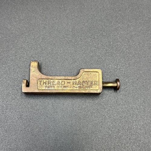 Vintage Thread-Master Sewing Needle Threader Tool Made in USA Brass | eBay