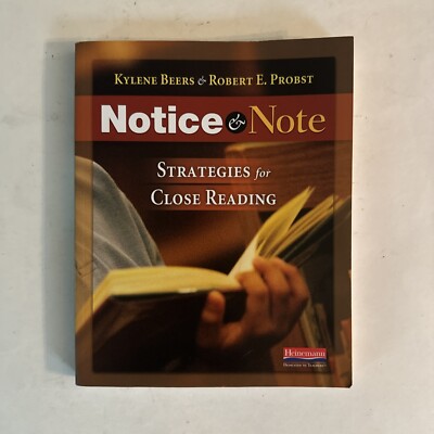 Notice & Note Strategies for Close Reading Paperback Book 9780325046938 ...
